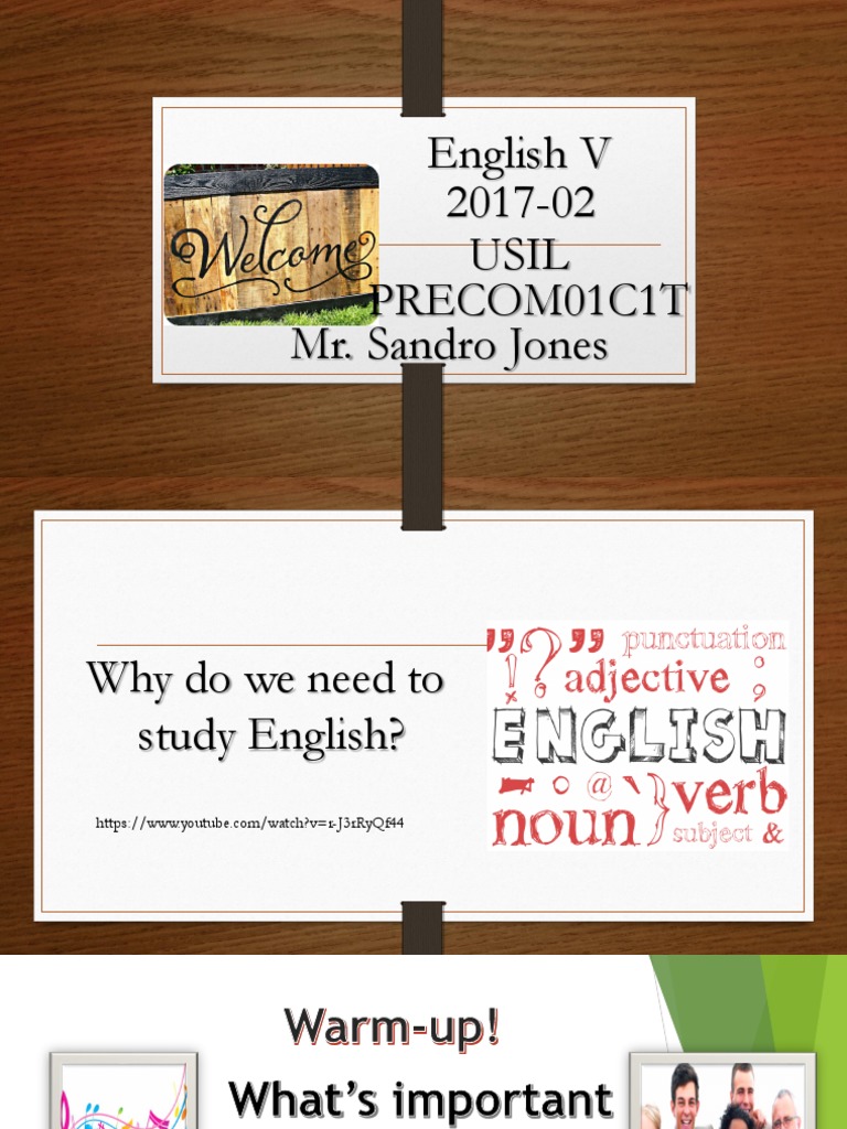 Why Study English | PDF