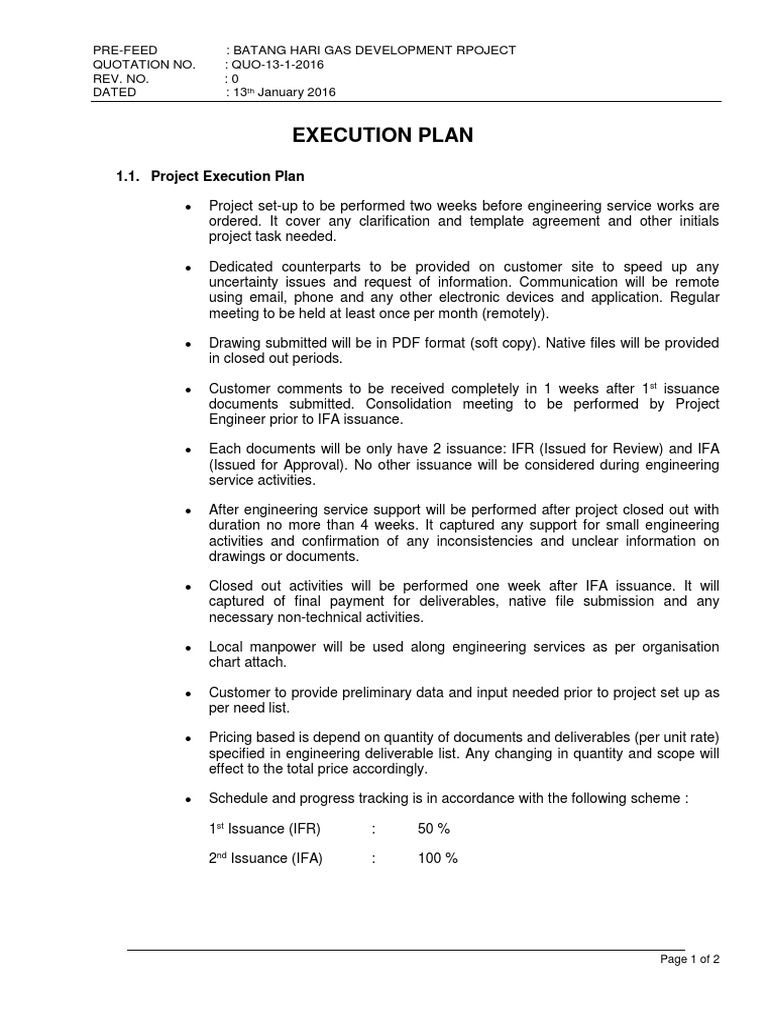 Engineering Execution Plan | PDF | License | Portable Document Format