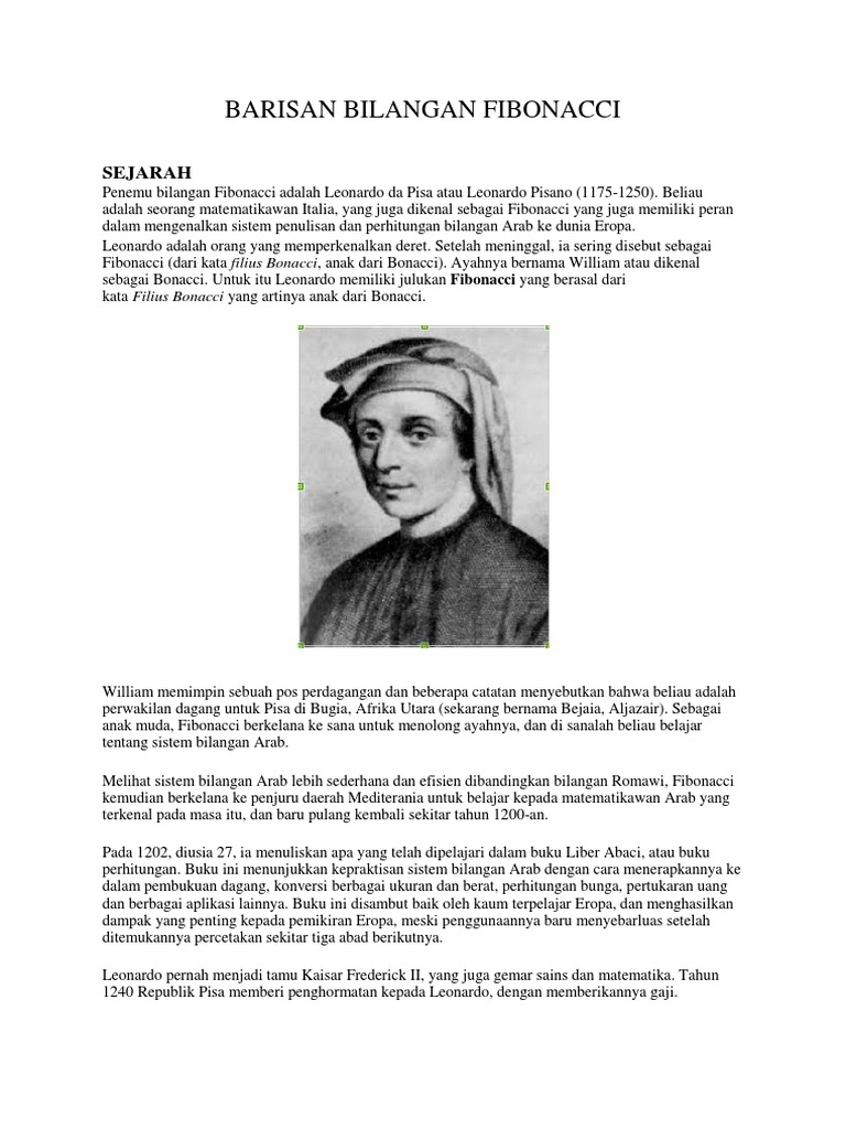 Barisan Bilangan Fibonacci | PDF