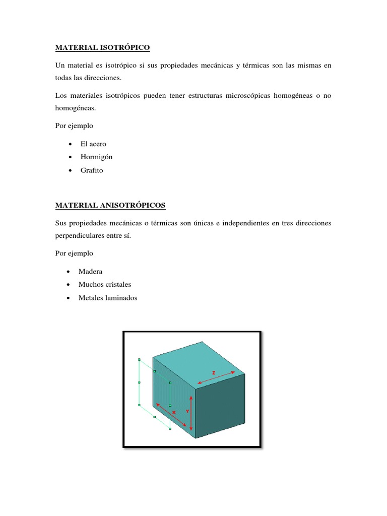 Material Isotrópico | PDF