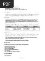 SAP MM Module Resume With 3 Years Experience | PDF | Sap Se | Business ...