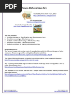 Dichotomous Key Lizard | PDF | Taxonomy (Biology) | Species
