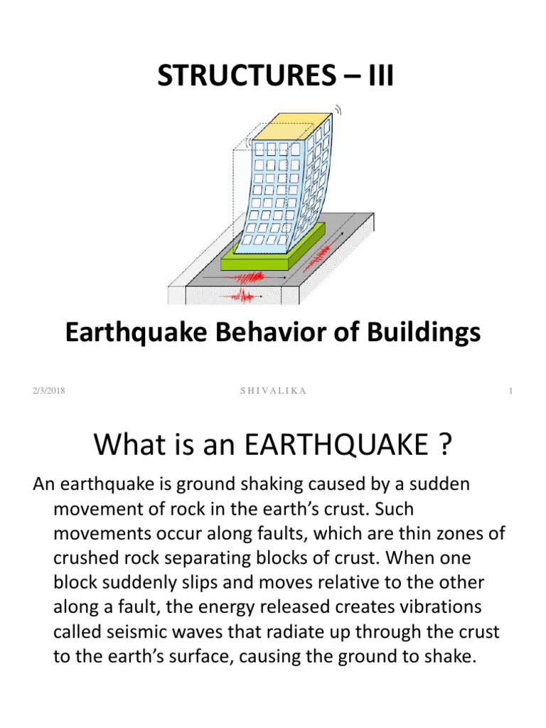 Earthquake Theory 3rd Year | Earthquakes | Fault (Geology)