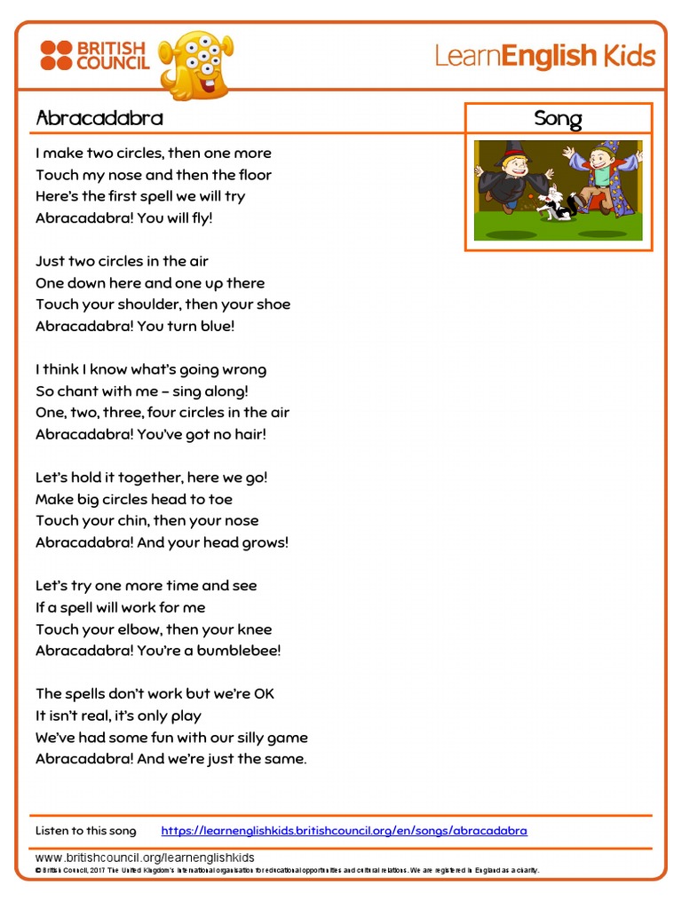 Songs Abracadabra Lyrics PDF | PDF | Poetry