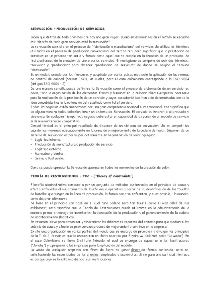 SERVUCCIÓN | PDF | Logística | Calidad (comercial)