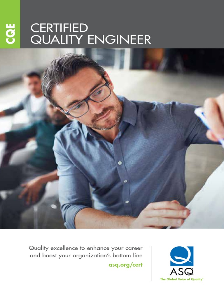 Certified Quality Engineer Certification Guide | PDF | Reliability ...