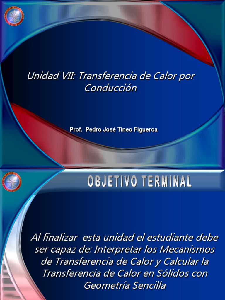 Conducción de Calor: Ley de Fourier y Aplicaciones | PDF | Conduccion ...