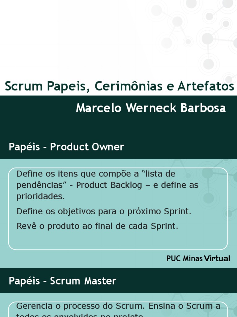 Scrum - Papeis, Cerimonias e Artefatos | Scrum (Desenvolvimento de ...