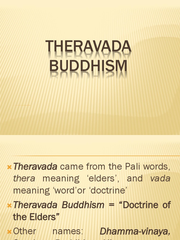 Therava Buddhism | PDF | Noble Eightfold Path | Gautama Buddha