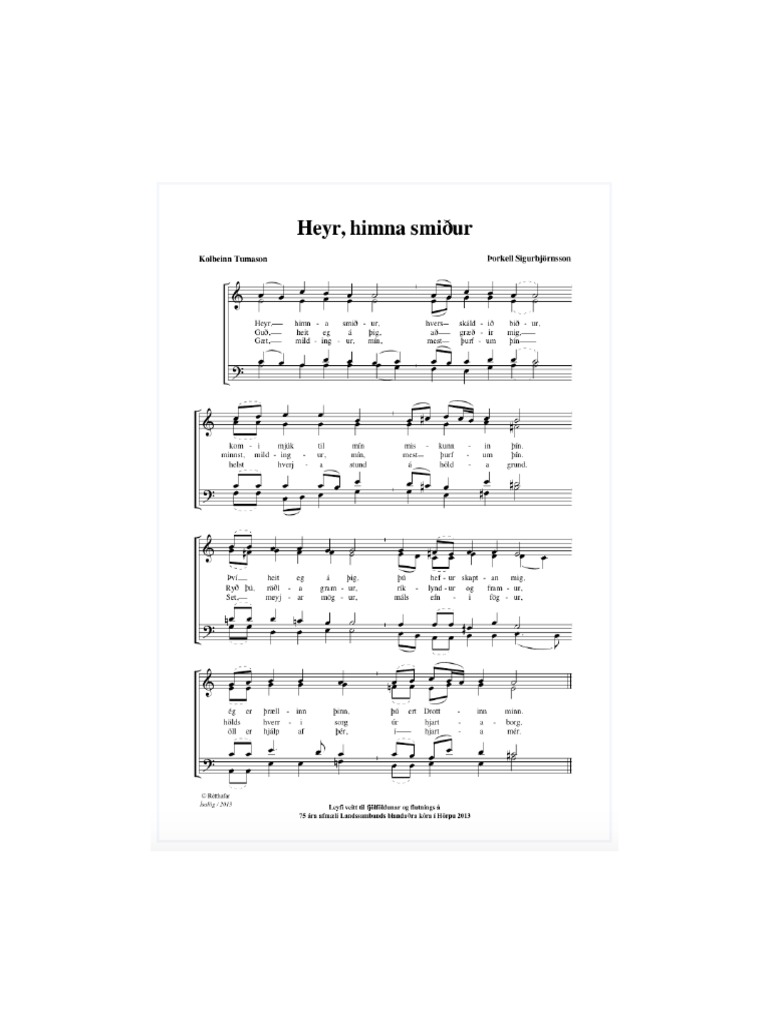 Heyr Himna | PDF