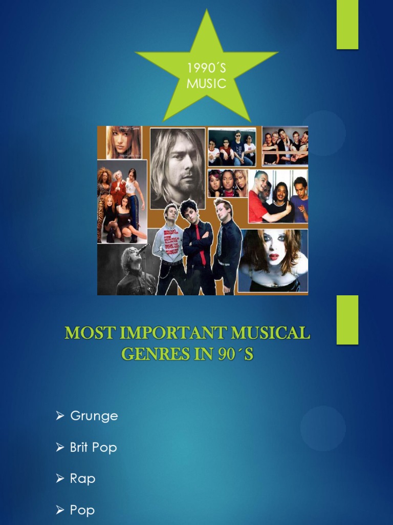 Key 1990s Music Genres Explained | PDF