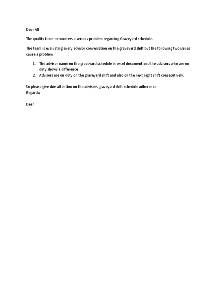Dear All | PDF