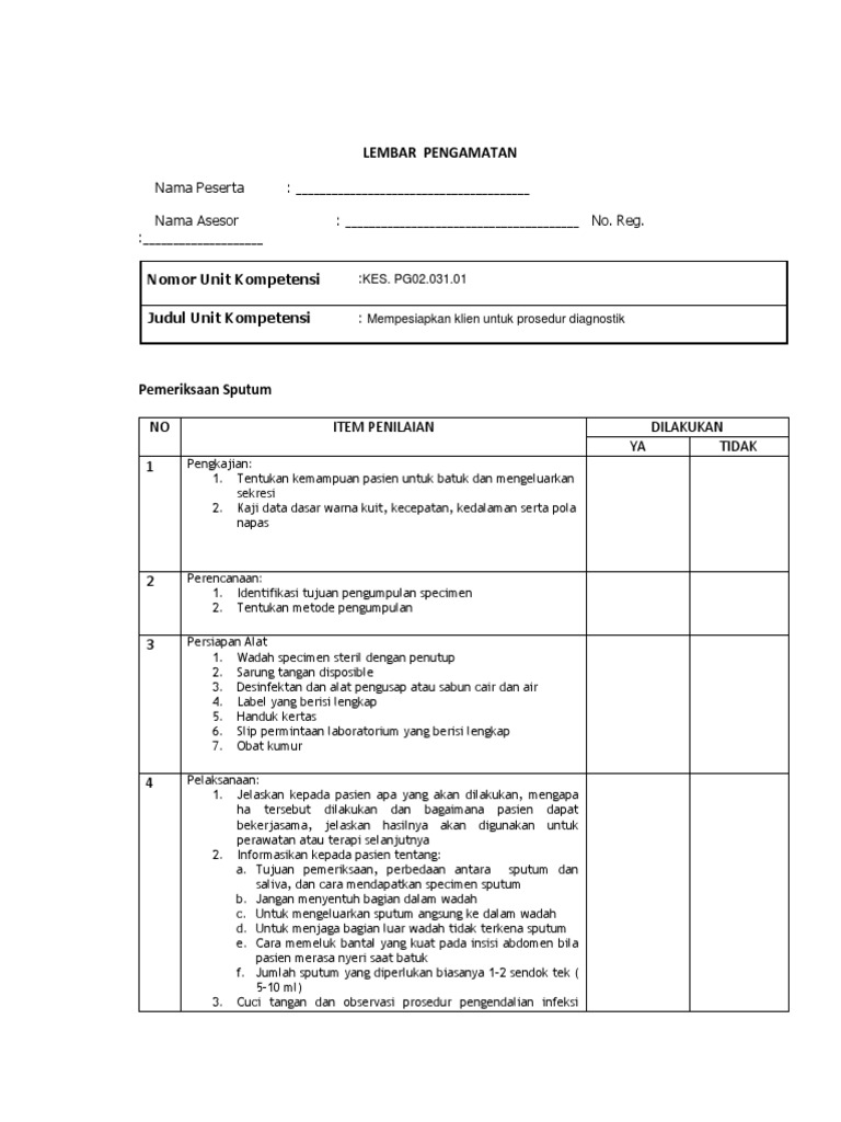 SOP Perawatan WSD | PDF
