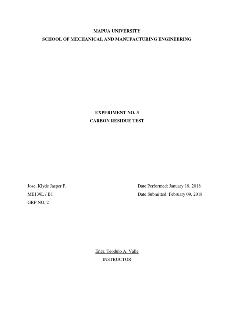 Mapua University School of Mechanical and Manufacturing Engineering | PDF