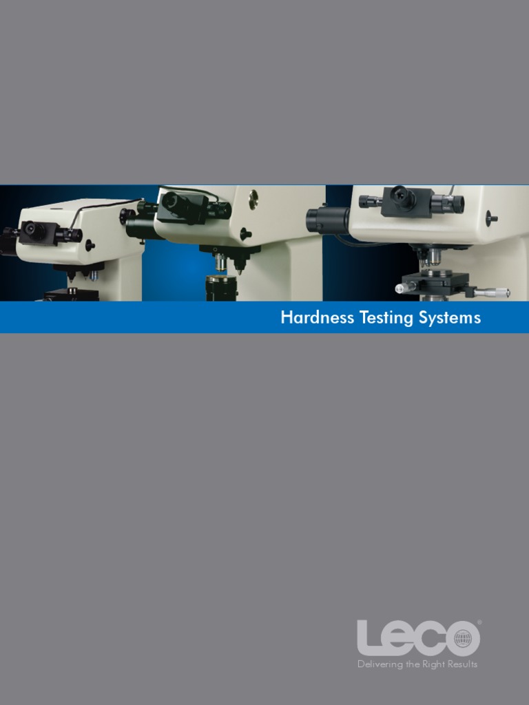 Leco Hard Testing 209 | PDF | Computing And Information Technology ...