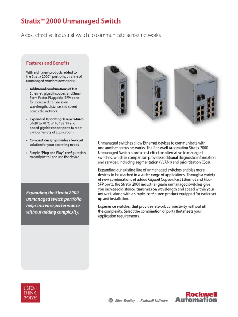 Stratix 2000 | PDF | Network Switch | Electronics