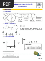 CHAPITRE 6 - Les Engrenages | PDF | Cinématique | Machine