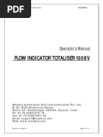 Flowirl 8700 | PDF | Flow Measurement | Gases