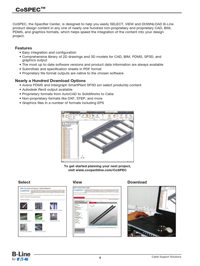 Cospec: Features | PDF | Auto Cad | Application Software