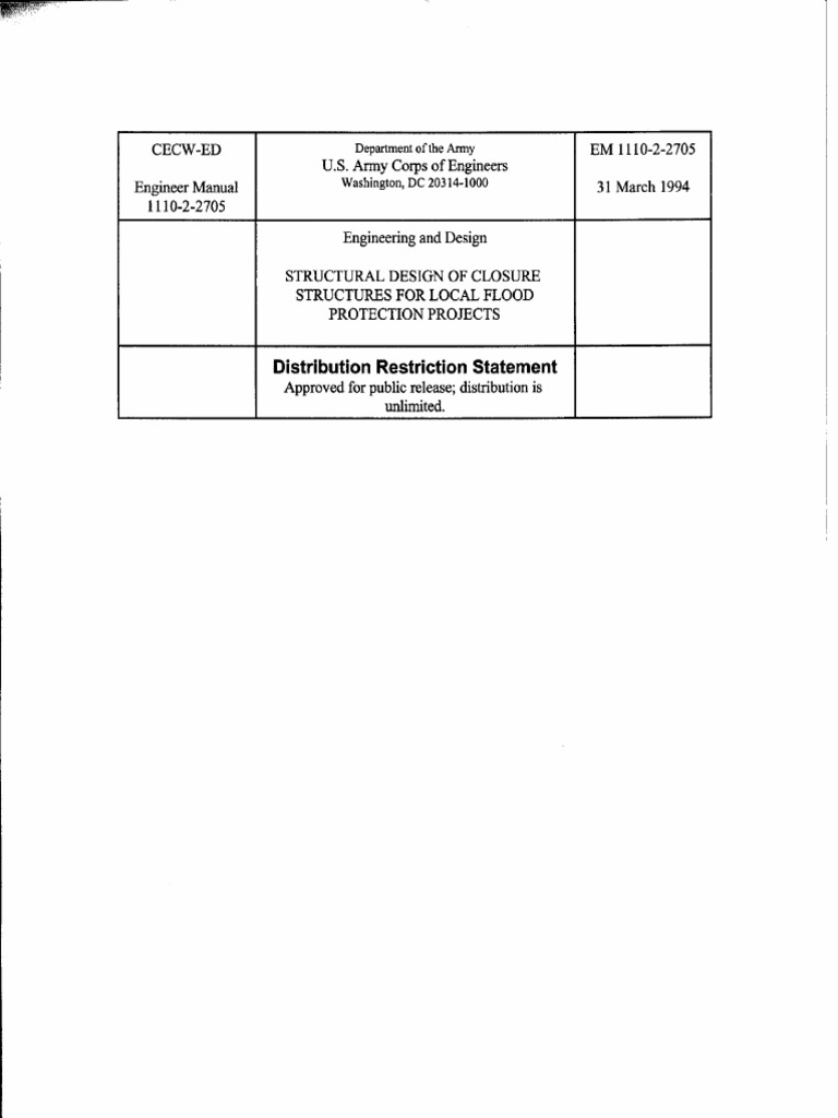 USMIL Design of Gates | PDF | United States Army Corps Of Engineers ...