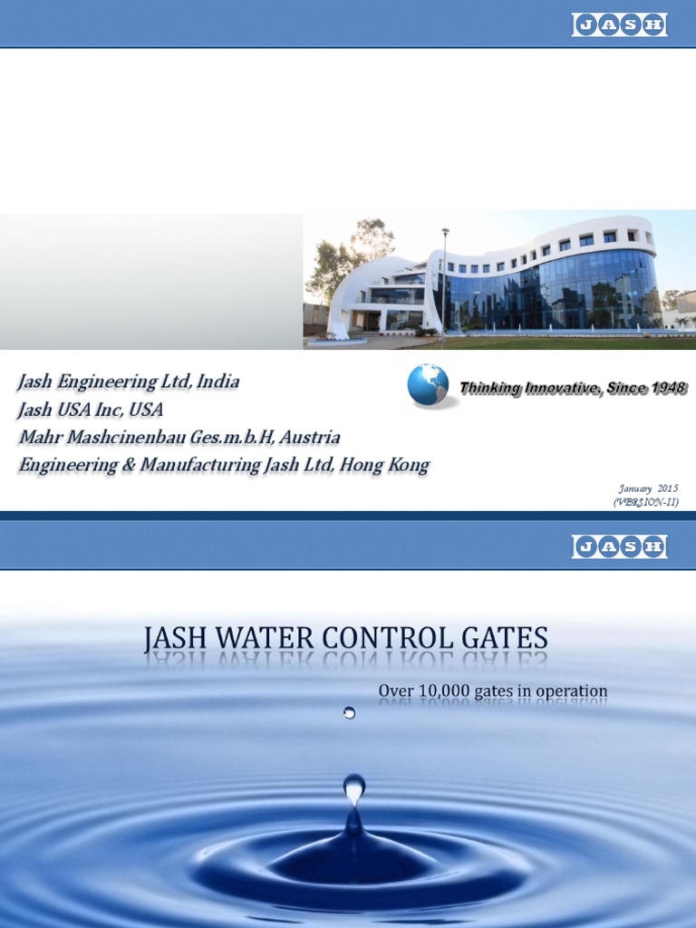 Water Control Gates Training | PDF | Stainless Steel | Steel