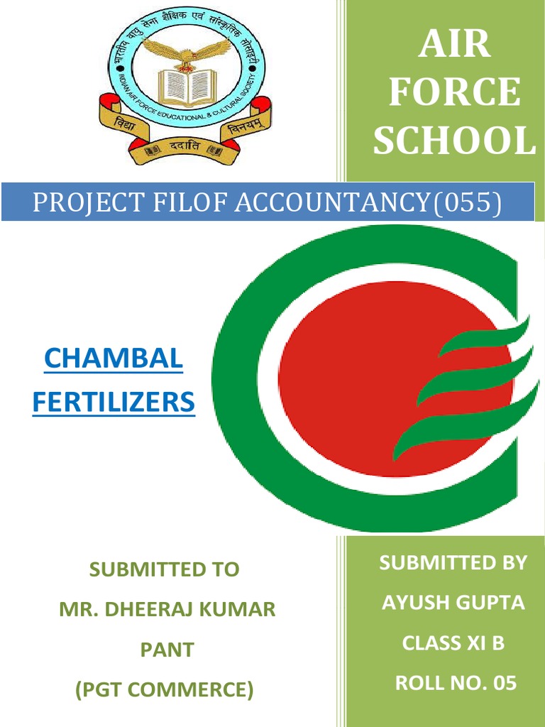 Chambal Fertilizers: AIR Force School | PDF