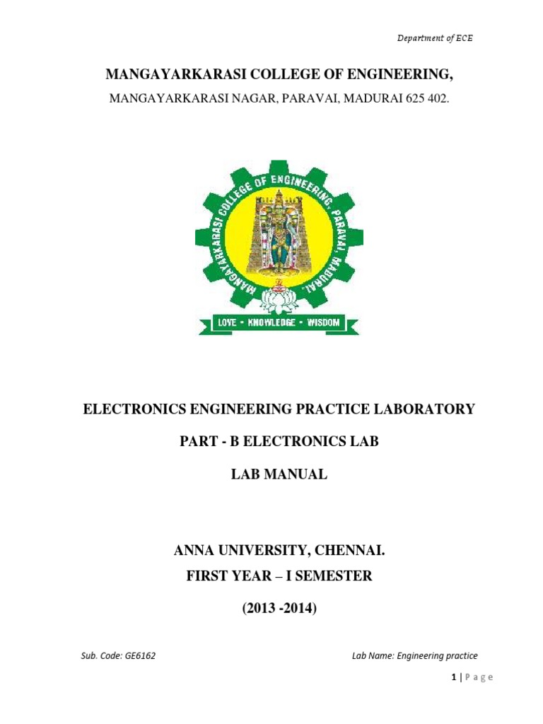 Mangayarkarasi College of Engineering,: Mangayarkarasi Nagar, Paravai ...