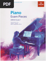 ABRSM - Grade 1 Piano Book | PDF