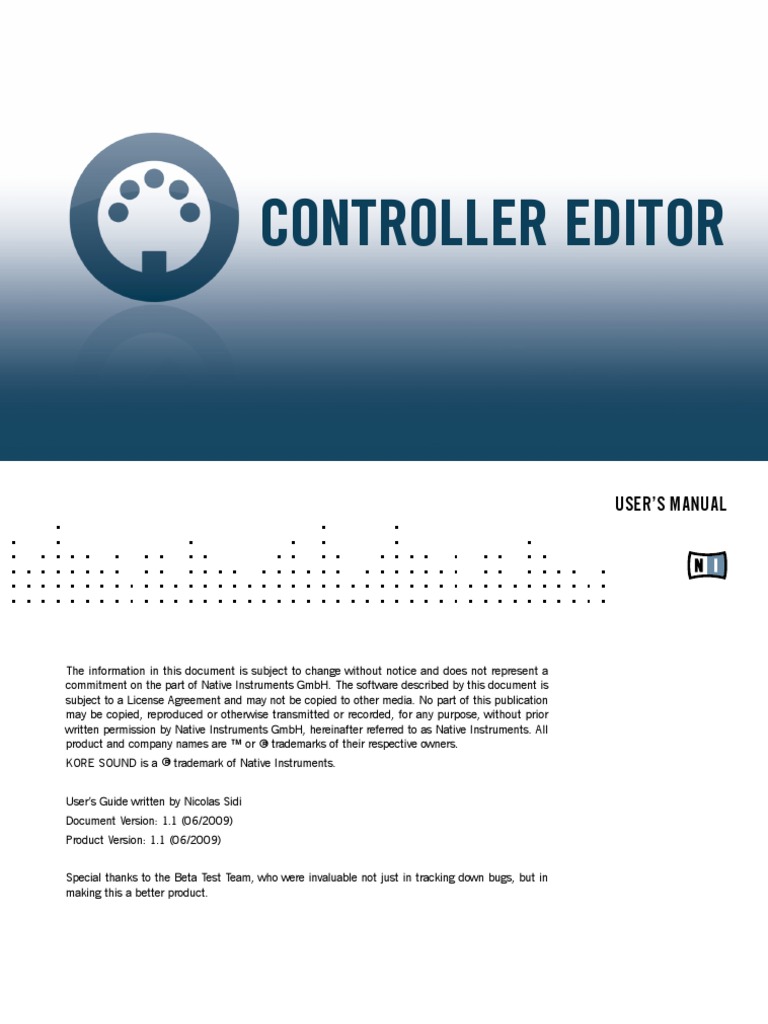 Controller Editor Manual English | Download Free PDF | Installation ...