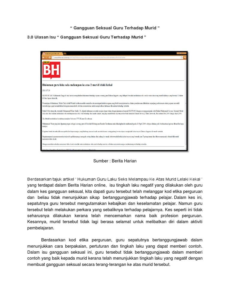 Isu 2 Gangguan Seksual | PDF