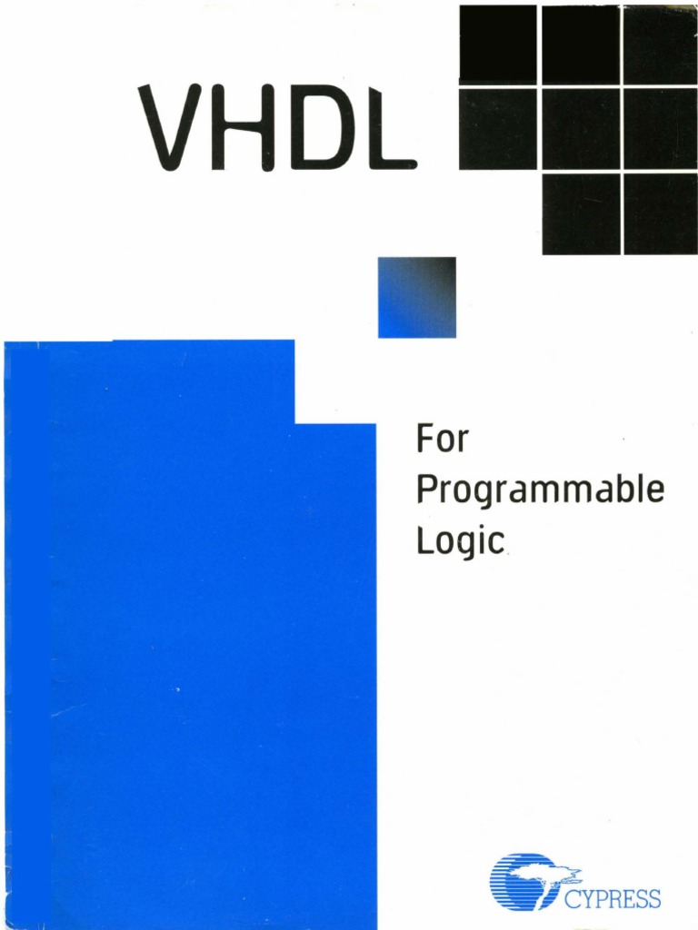 VHDL For Programmable Logic Aug95 PDF | PDF | Vhdl | Logic Synthesis