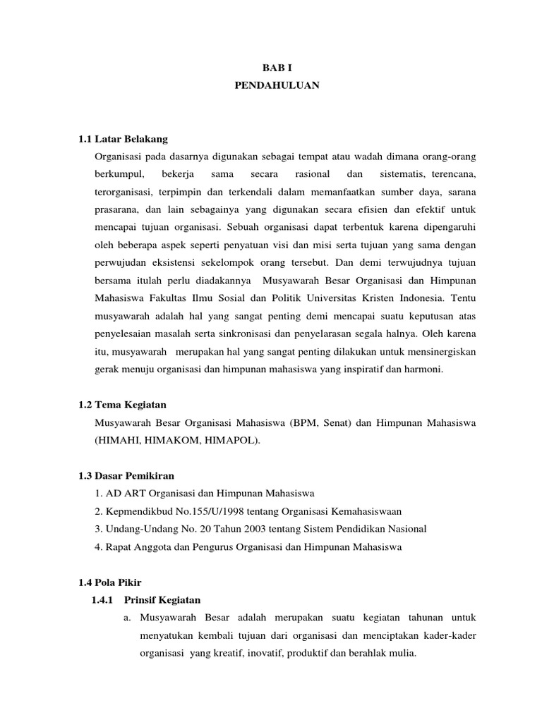 Proposal Mubes | PDF