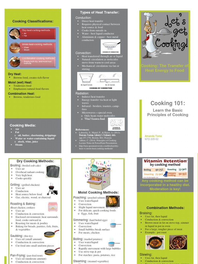 Cooking Methods Brochure | PDF | Grilling | Roasting
