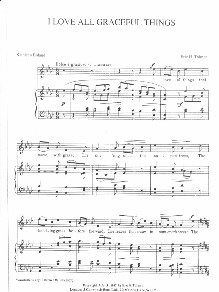 I Love All Graceful Things PDF | PDF