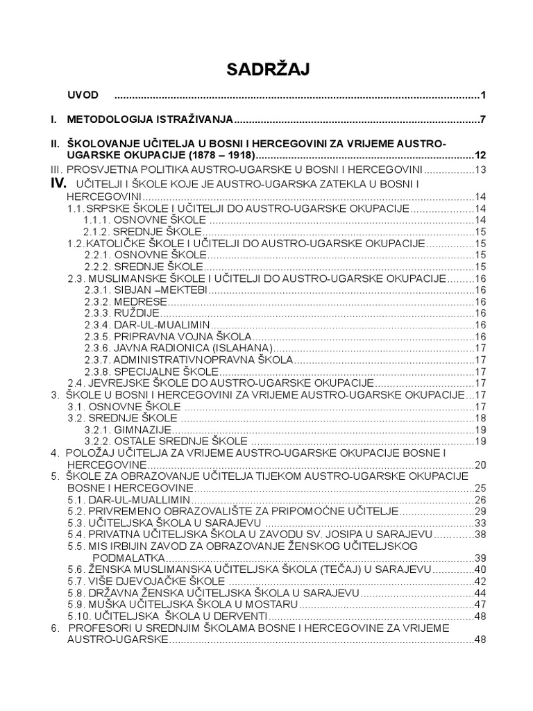 Sadrzaj | PDF