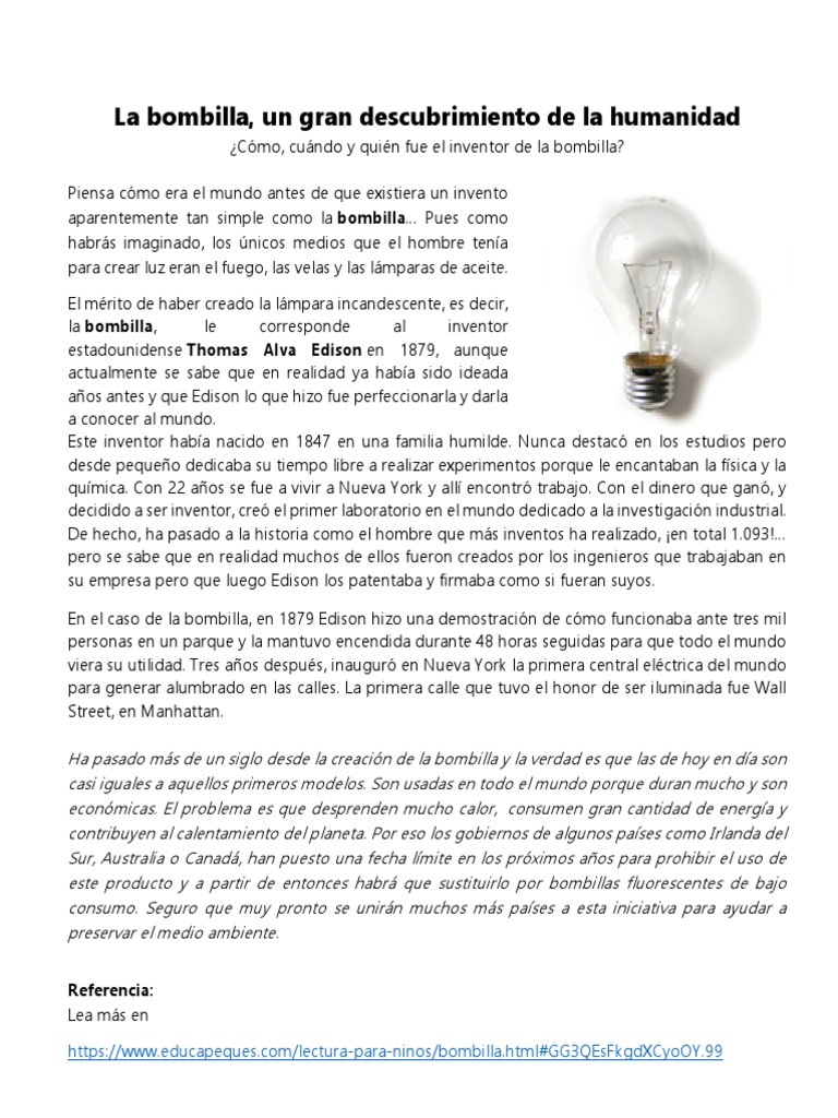 La Primera Bombilla De Edison La Luz No Solo La Inventó Quien