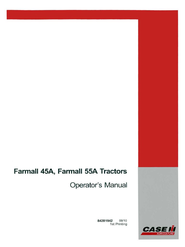Farmall 45A | PDF | Biodiesel | Tractor
