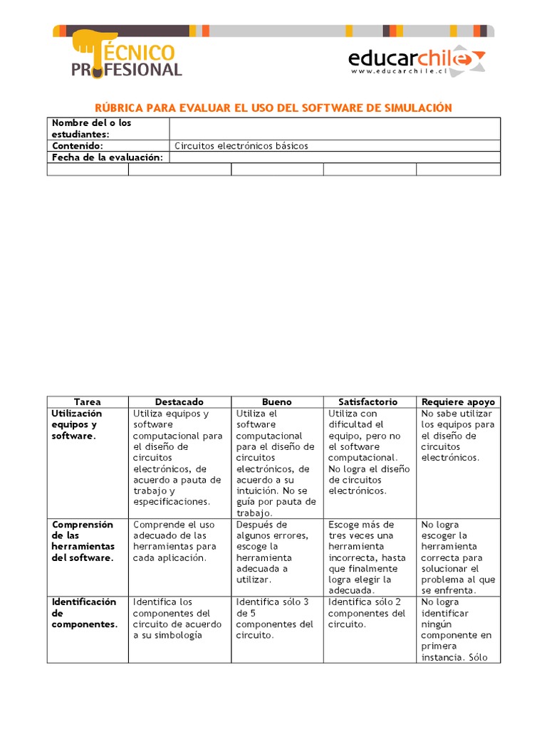 Rubrica Software de Simulacion | PDF | Simulación | Software Rubrica Software de Simulacion | PDF | Simulación | Software
