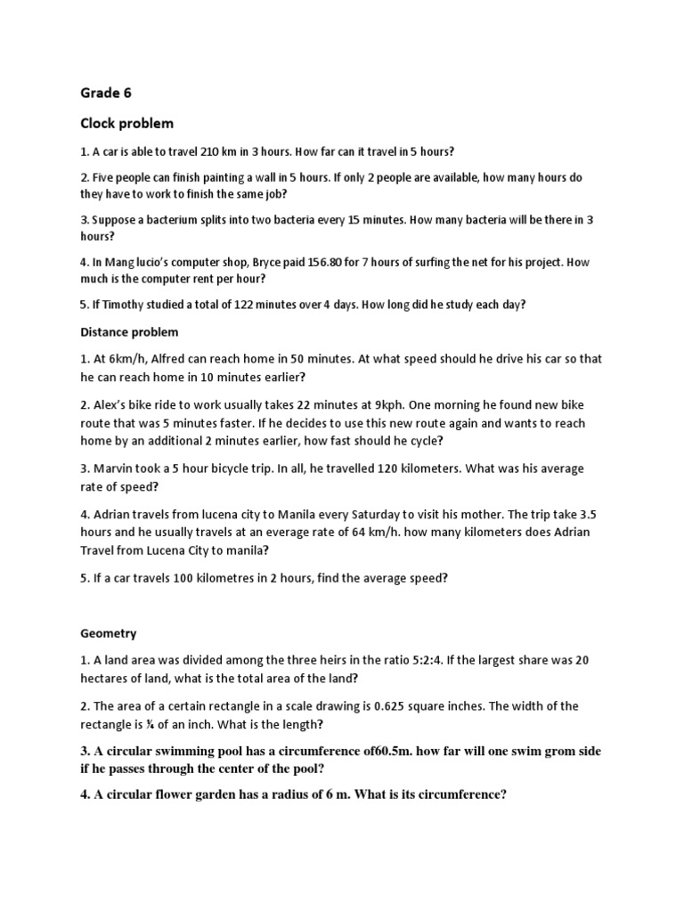 Grade 6 | PDF | Geometry | Teaching Mathematics