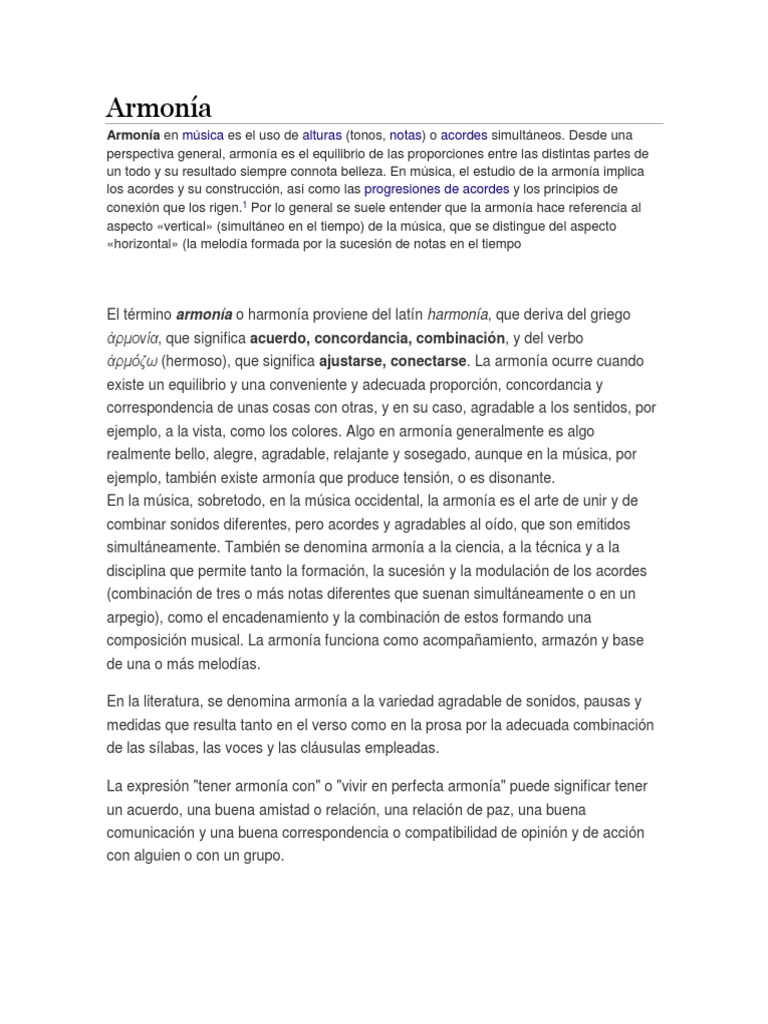 Armonía