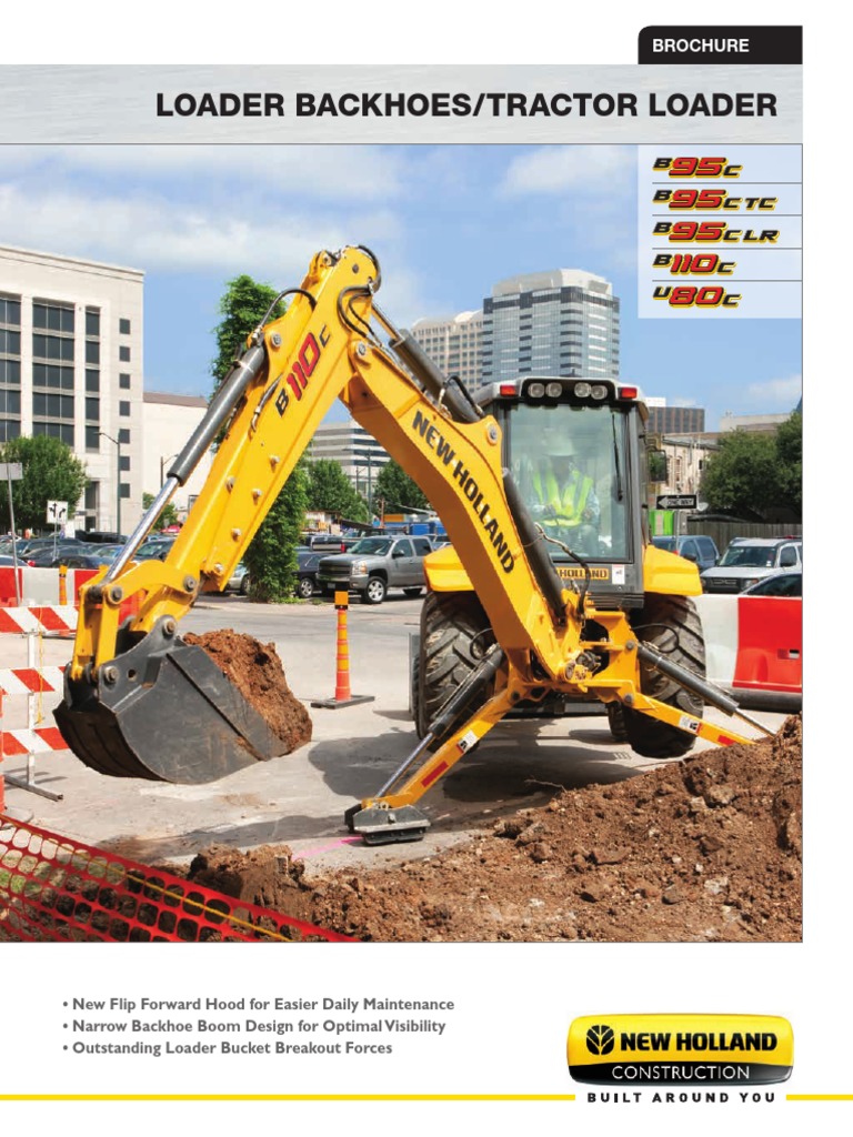 New Holland C Series TLB TL Brochure | PDF | Loader (Equipment ...