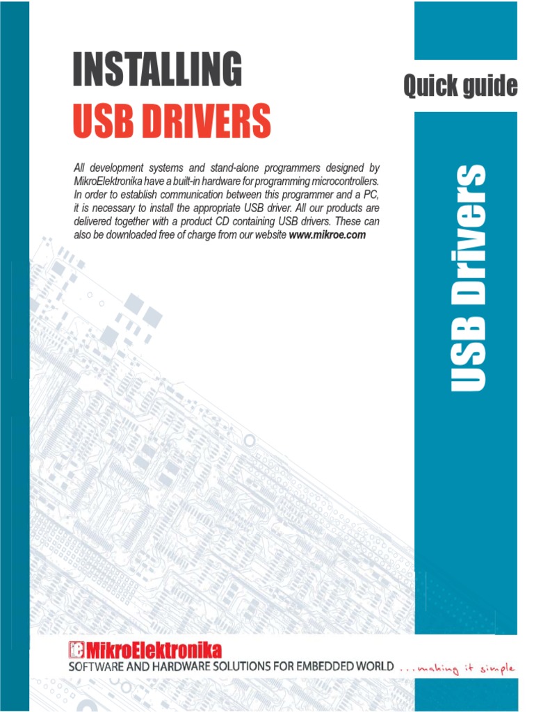 USB Driver Installation Guide | PDF | Installation (Computer Programs ...