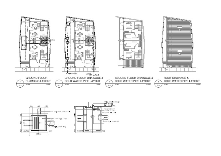 Plumbing Layout Layout1 | PDF | Plumbing | Home