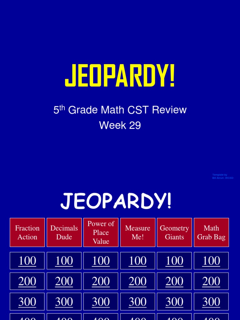 5th Grade Math CST Review | PDF | Rectangle | Space