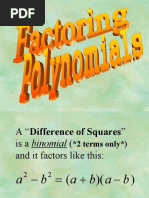 Factoring Rules | PDF