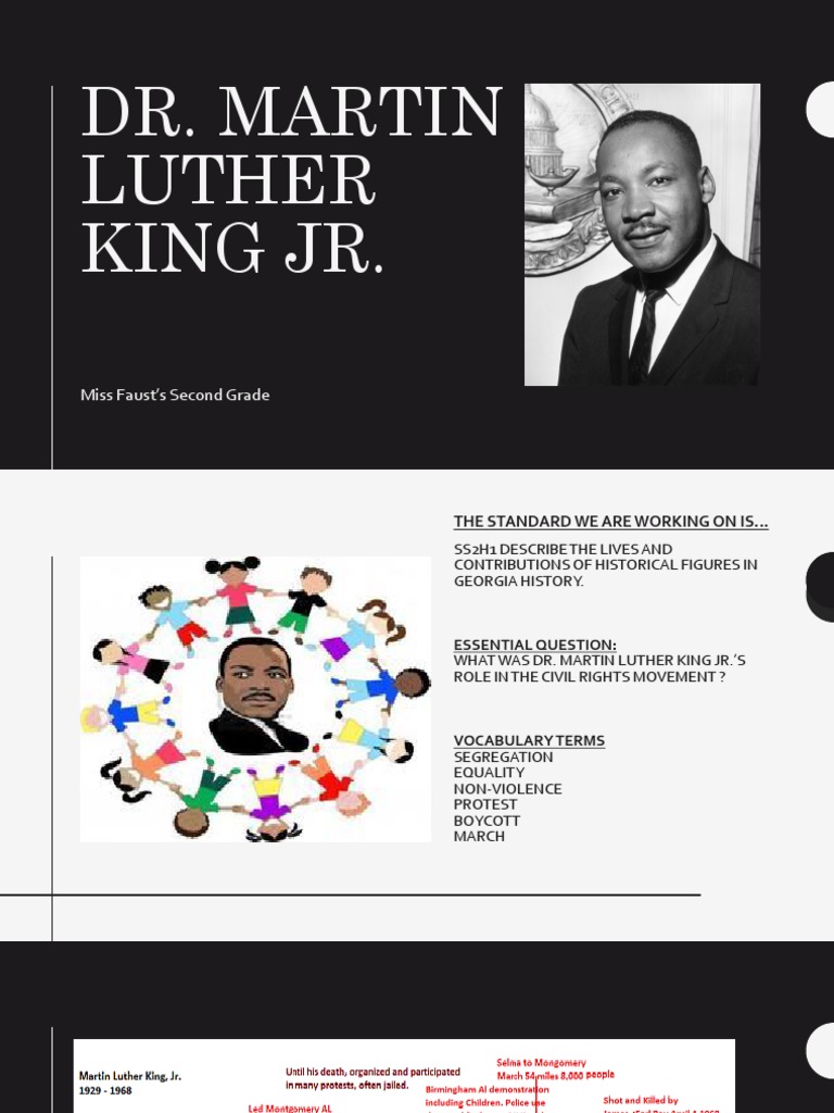 DR MLK | PDF | Martin Luther King Jr. | Coretta Scott King