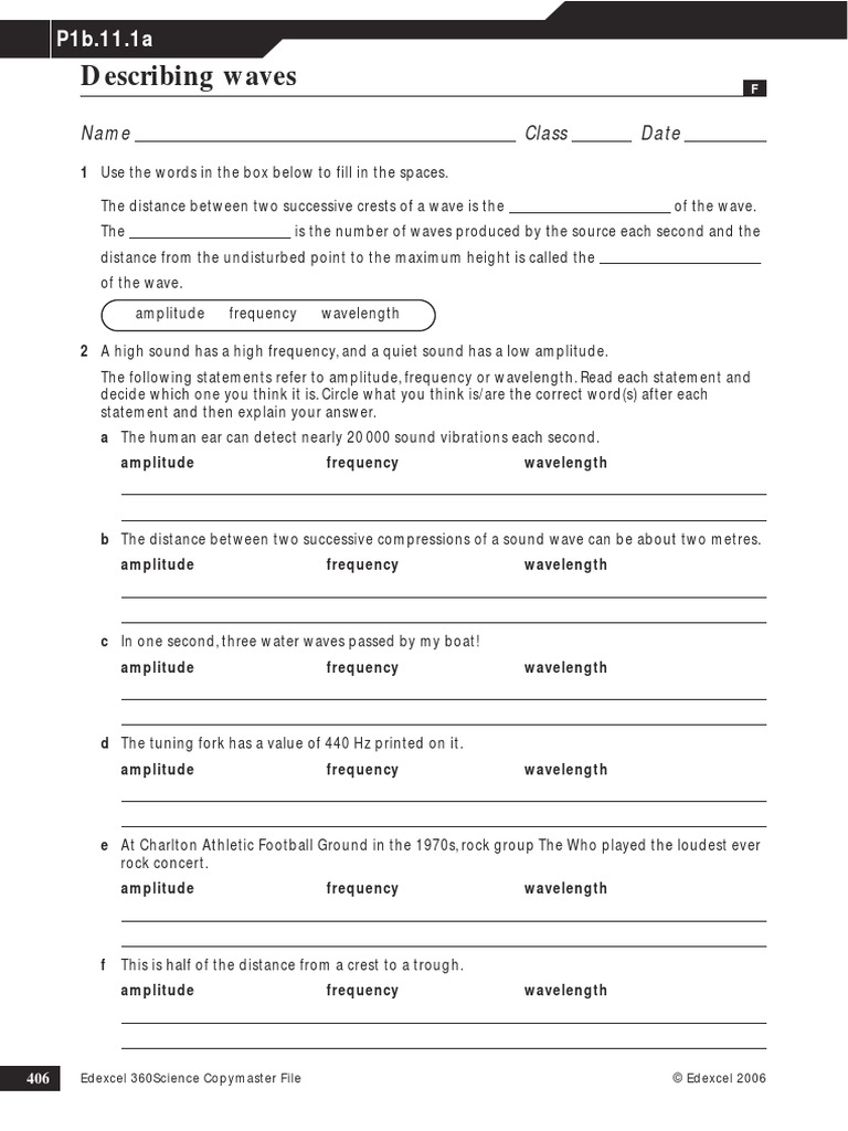 Describing Waves | PDF