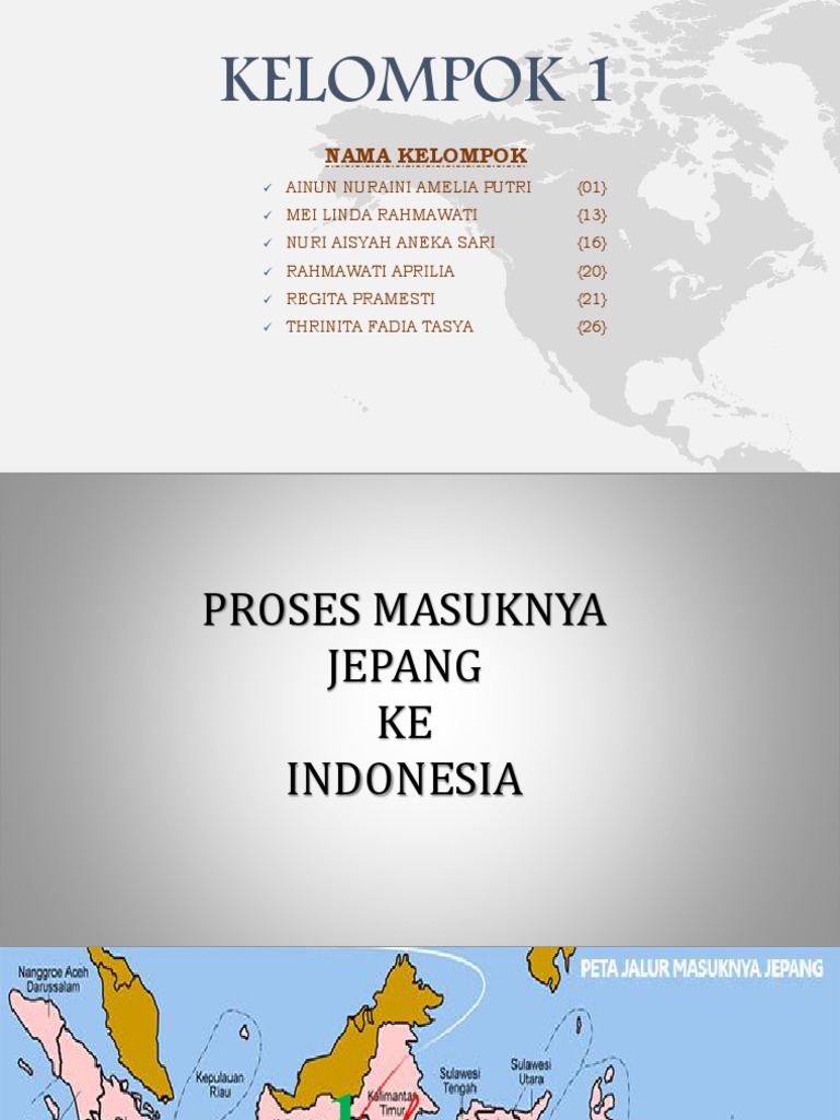 Sejarah Masuknya Jepang Ke Indonesia | PDF