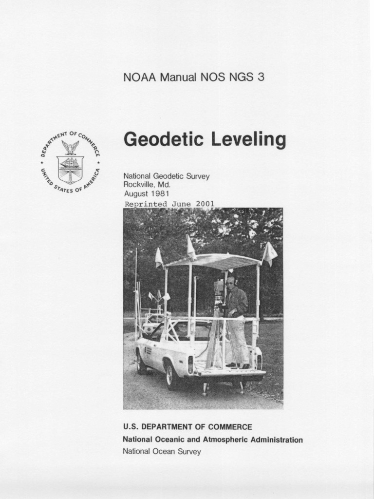 GeodeticLeveling Manual NOS NGS 3 | PDF | National Oceanic And ...