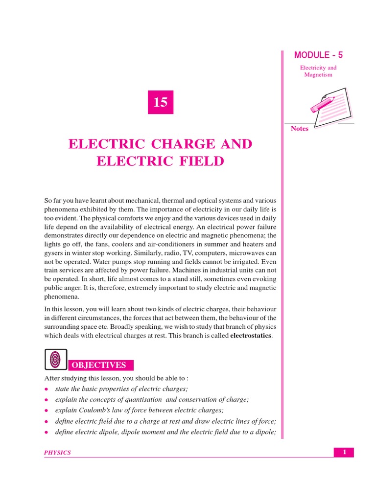 Physics 2 | PDF | Electric Charge | Electric Field